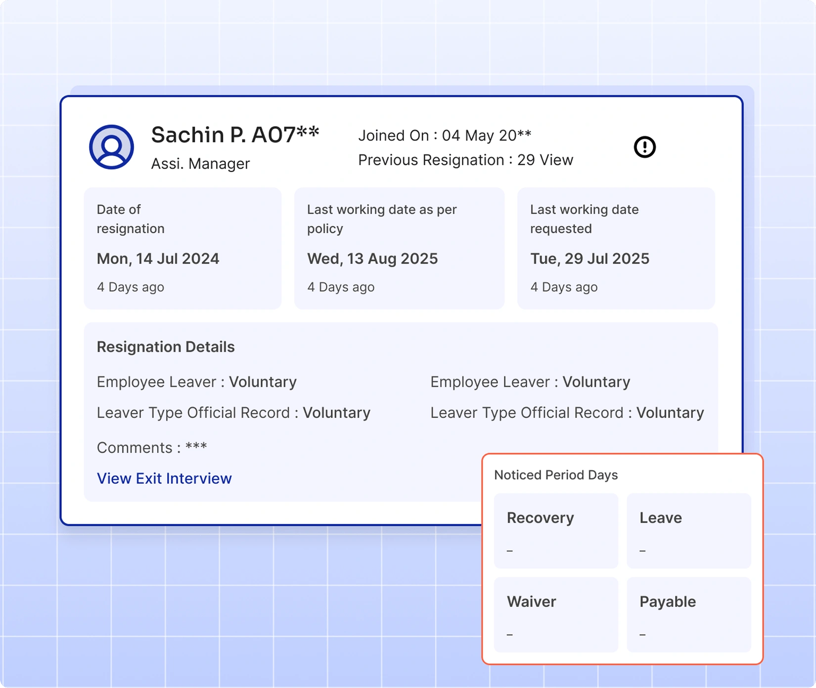 Paperless Process | Exit Management System | Ascent