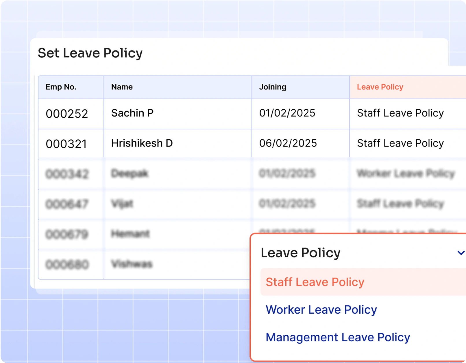 High configurability | Leave Management system | Ascent
